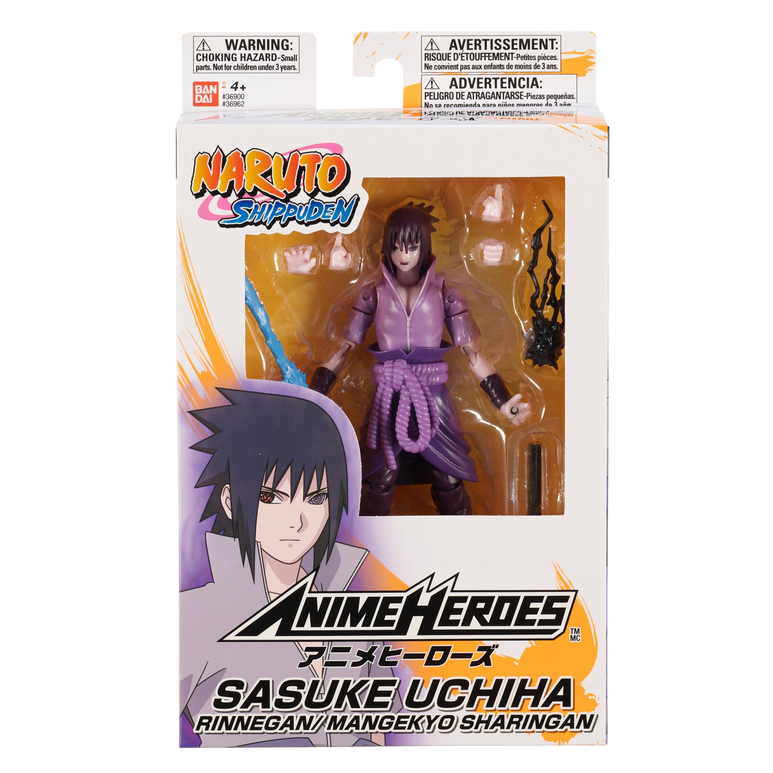 Naruto Anime Heros Sasuke Rinnegan Mangekyo Sharingan Action Figure ...